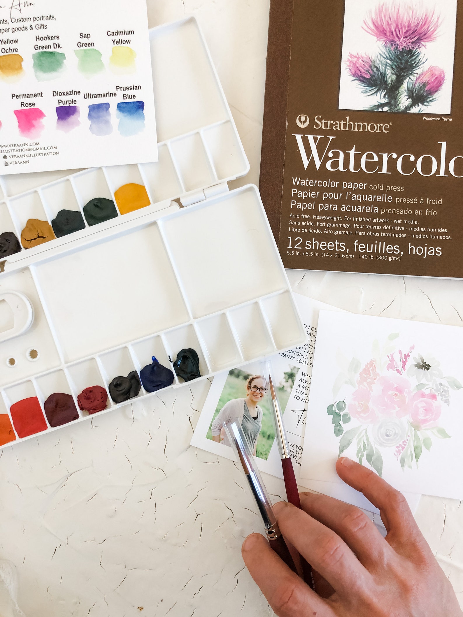 Beginners Watercolor Kit Watercolor Paint Set Watercolor | Etsy