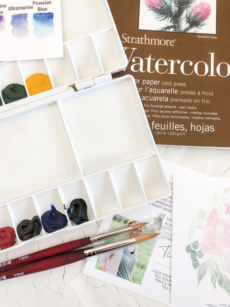 Beginners Watercolor Kit Watercolor Paint Set Watercolor | Etsy