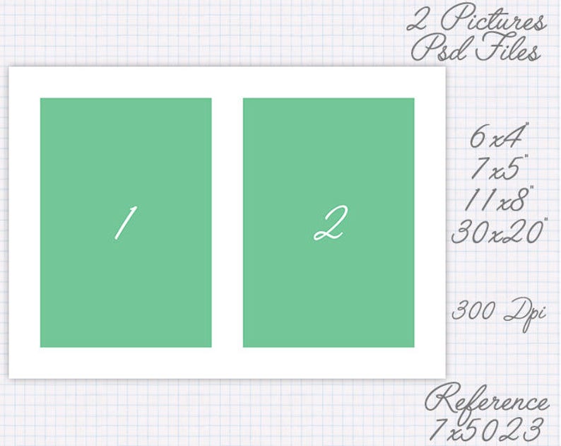 Storyboard Photo collage template 6x4 4x6 7x5 5x7 11x8 11x8 | Etsy