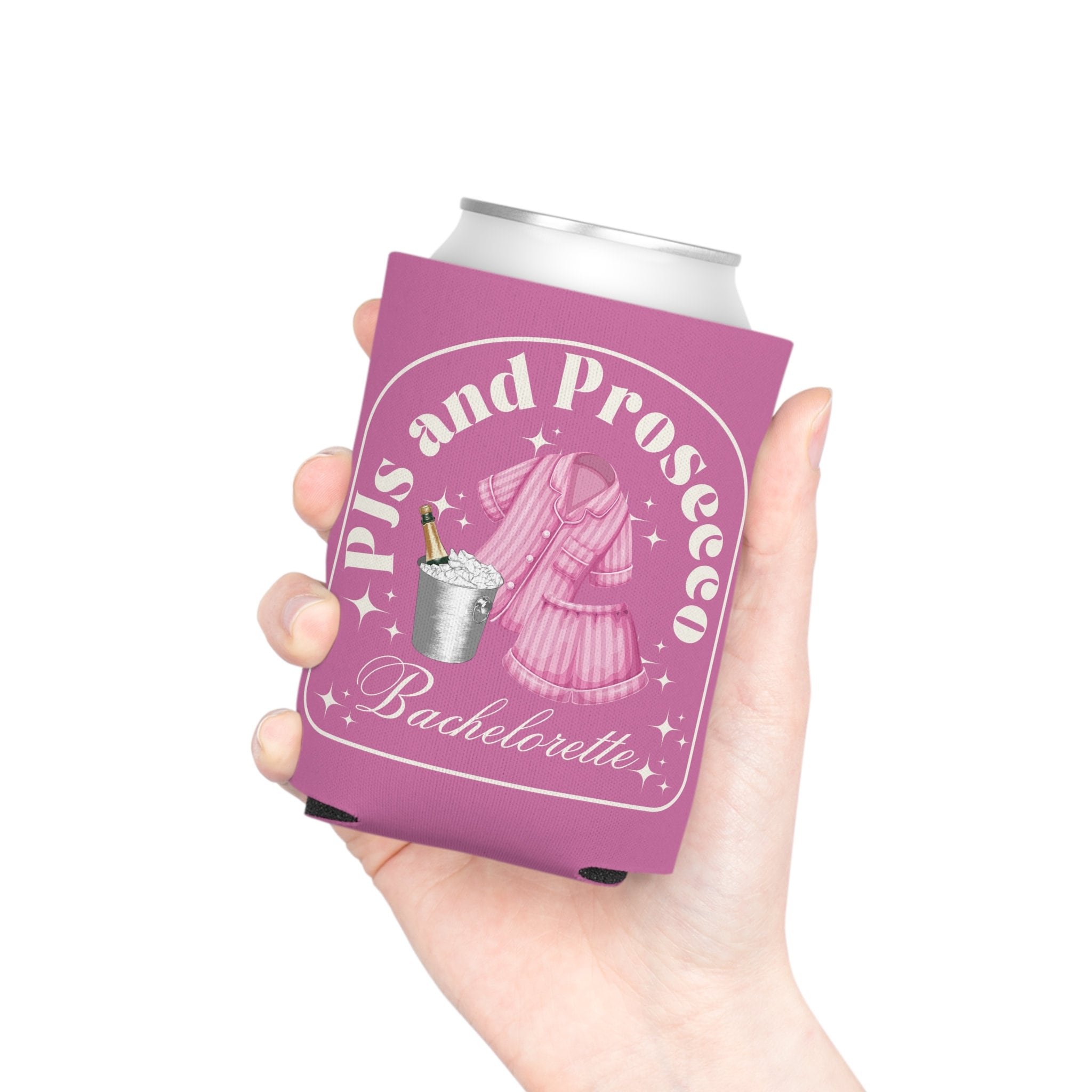 Pjs and Prosecco Can Cooler, Bachelorette Party - Etsy