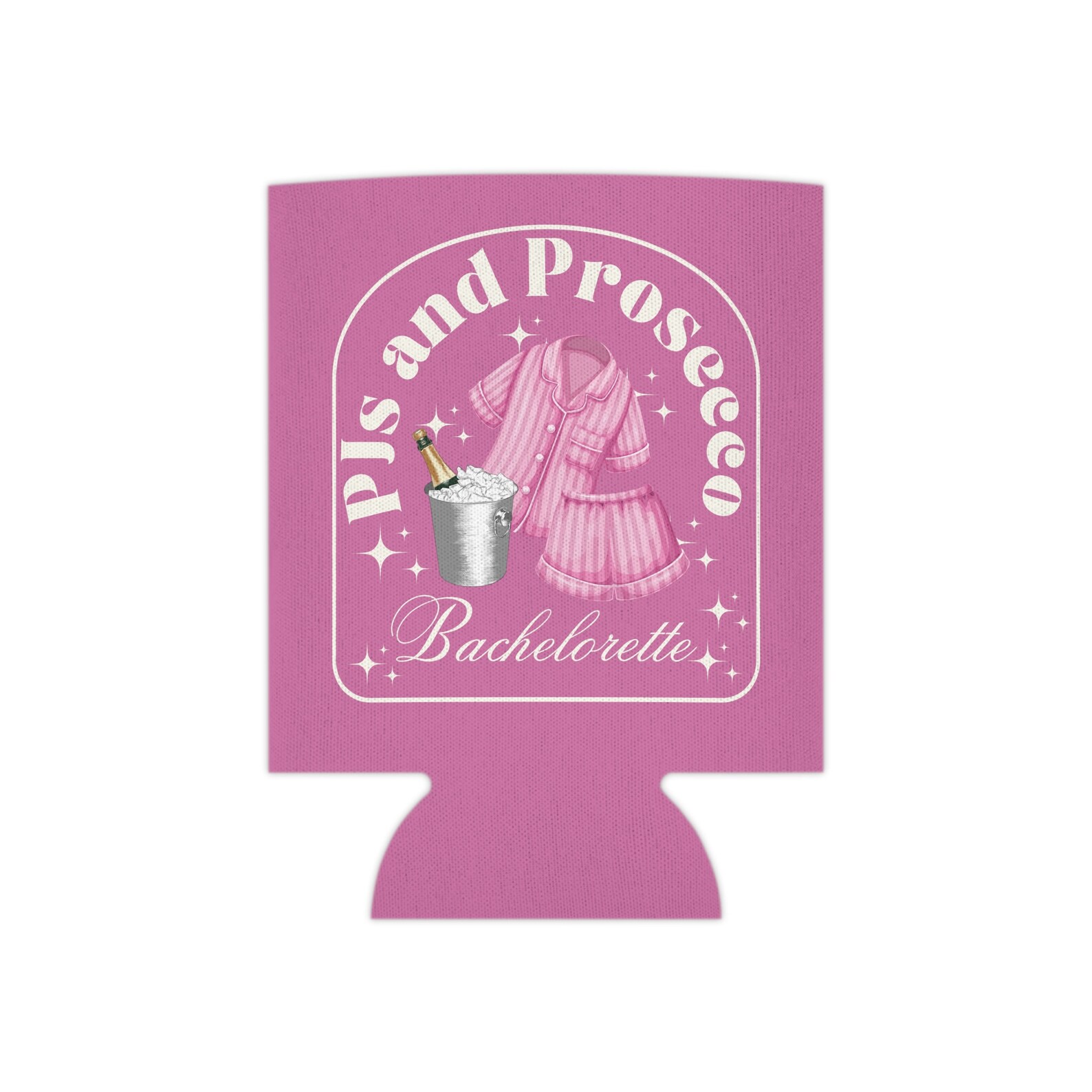 Pjs and Prosecco Can Cooler, Bachelorette Party - Etsy