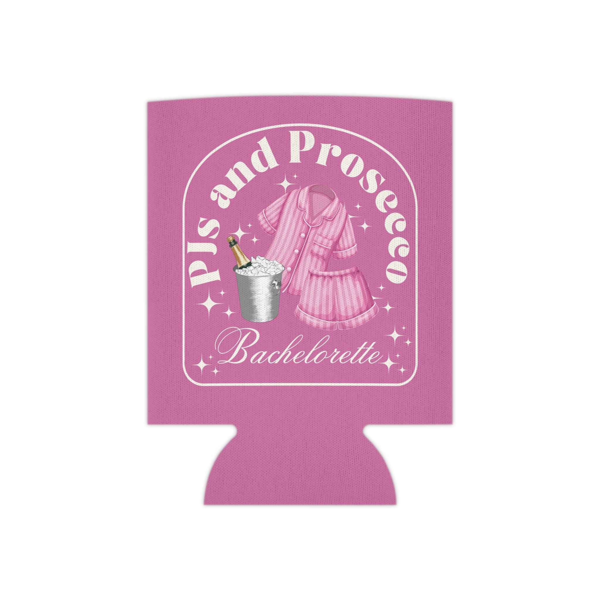 Pjs and Prosecco Can Cooler, Bachelorette Party - Etsy