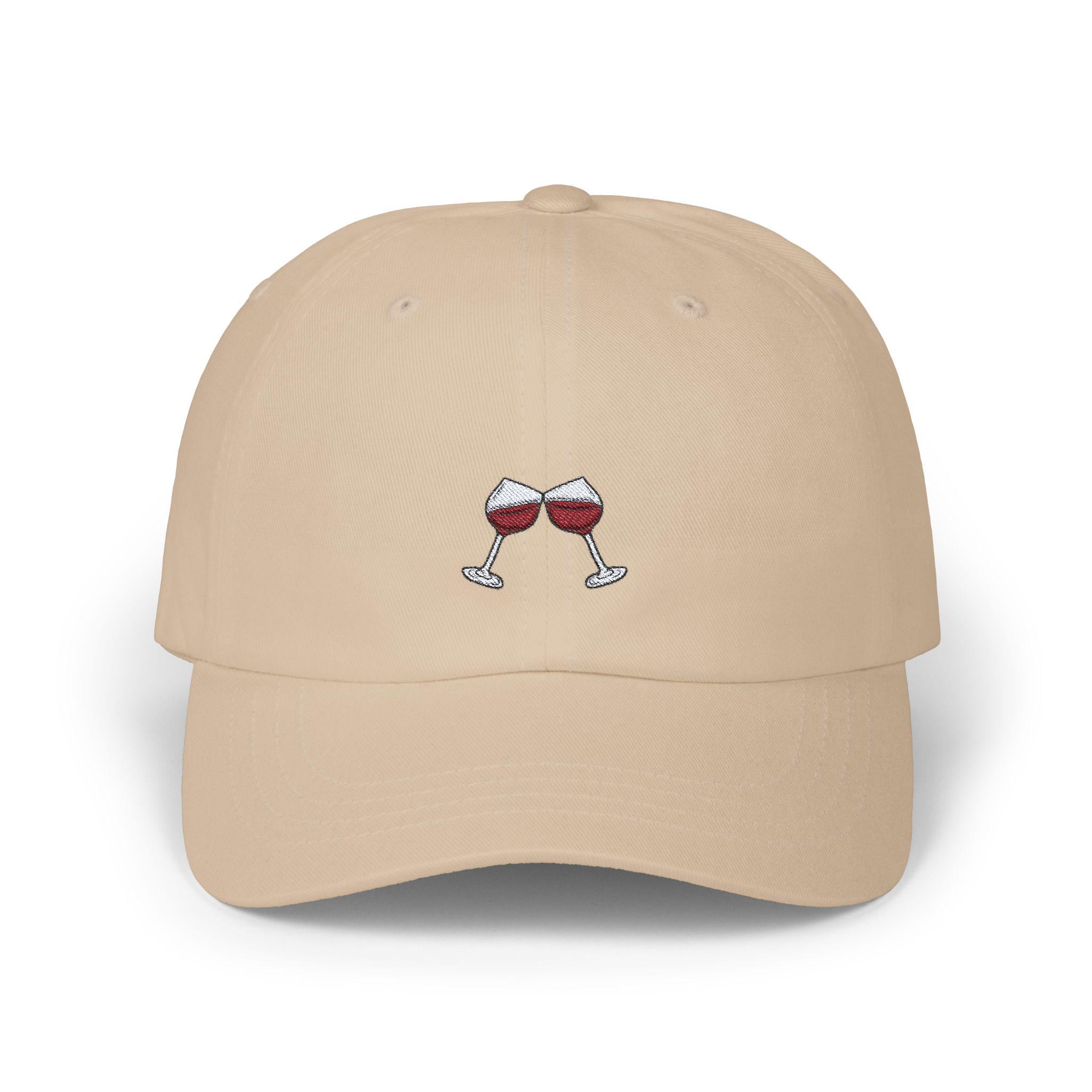Embroidered Red Wine Cheers Baseball Cap, Winery Vineyard Bachelorette ...