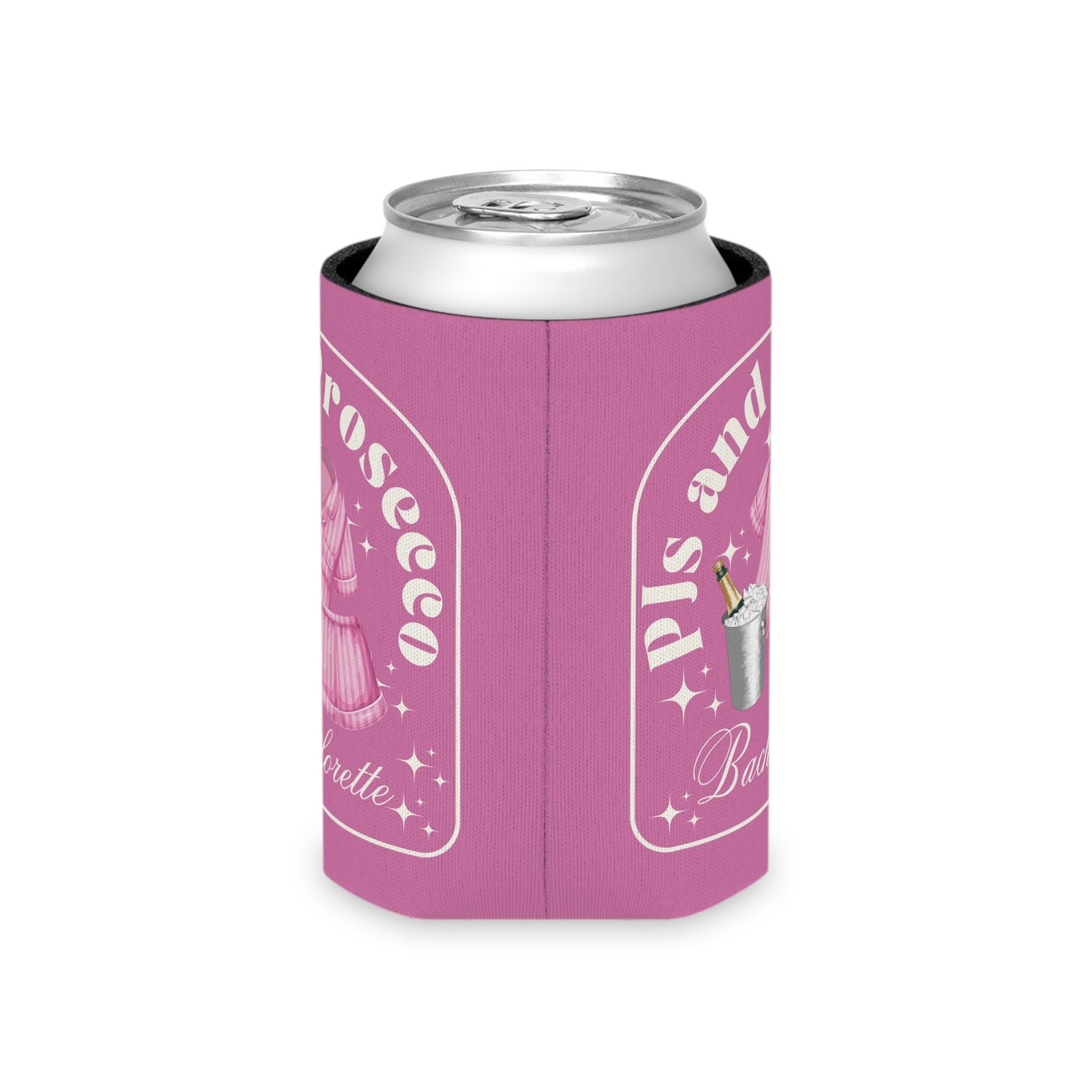 Pjs and Prosecco Can Cooler, Bachelorette Party - Etsy