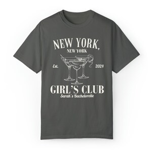 CUSTOM New York City Girls Club Personalized Bachelorette Oversized T ...
