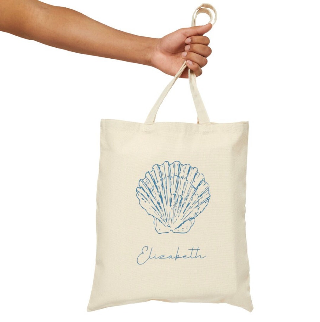 Simple Beach Seashell Custom and Personalized Name Bachelorette Party ...