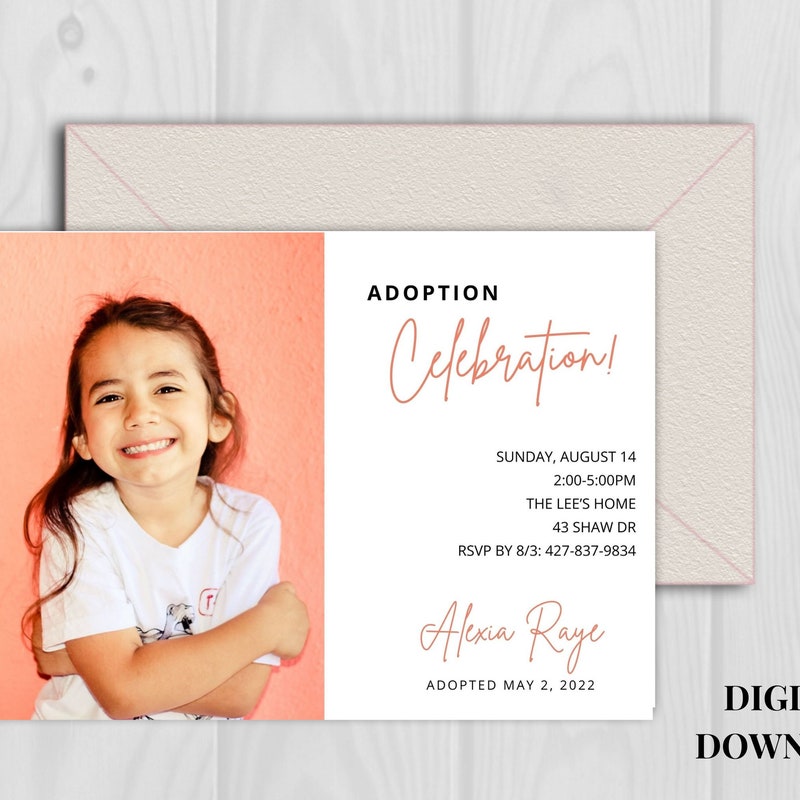 Adoption Announcement - Etsy