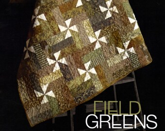Field Greens Quilt A Quilting Pattern From Madison Cottage - Etsy