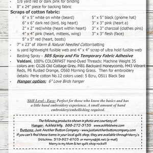 Gnome in Love *applique Wall Hanging Pattern* From: Patch Abilities - Etsy