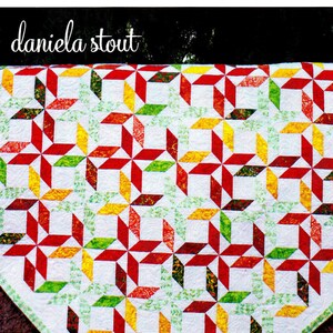 Sunburst quilt Pattern By: Daniela Stout Cozy Quilt - Etsy