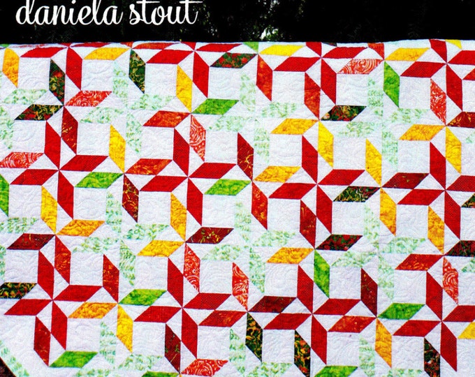 Sunburst quilt Pattern By: Daniela Stout Cozy Quilt - Etsy