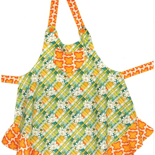 Sassy Little Sisters child's Apron Pattern From: Cabbage - Etsy