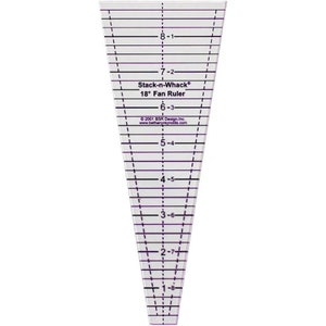 Stack-n-whack 18-degree Fan Ruler acrylic From: BSR Designs - Etsy