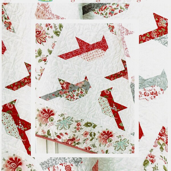 Cardinal Quilt Pattern - Etsy