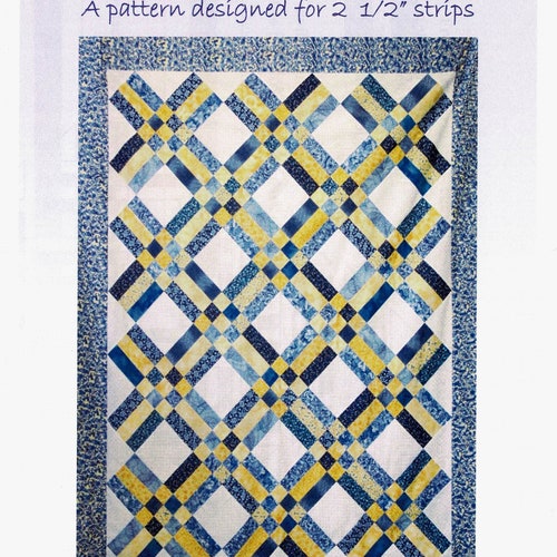 At Sea strip Club Quilt Pattern From: Cozy Quilt Designs - Etsy