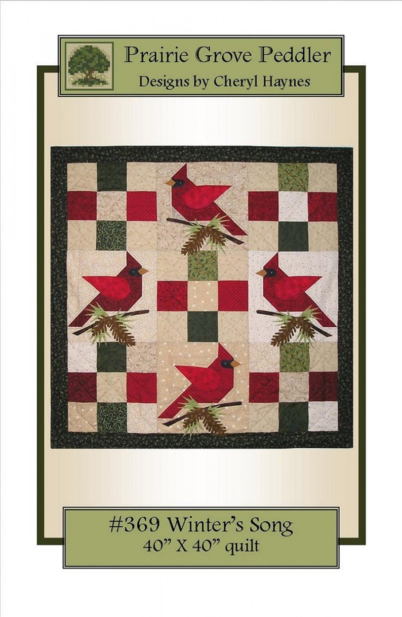 Winter's Song quilt Pattern By: Cheryl Haynes the - Etsy