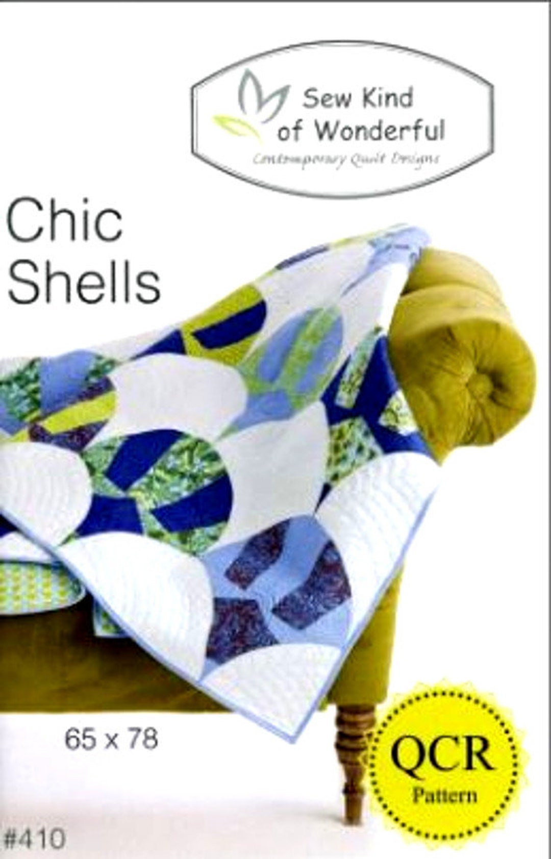 Chic Shells quick Curve Ruler Quilt Pattern From: Sew Kind of Wonderful ...