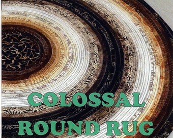 Jelly Roll Rug Pattern - Etsy