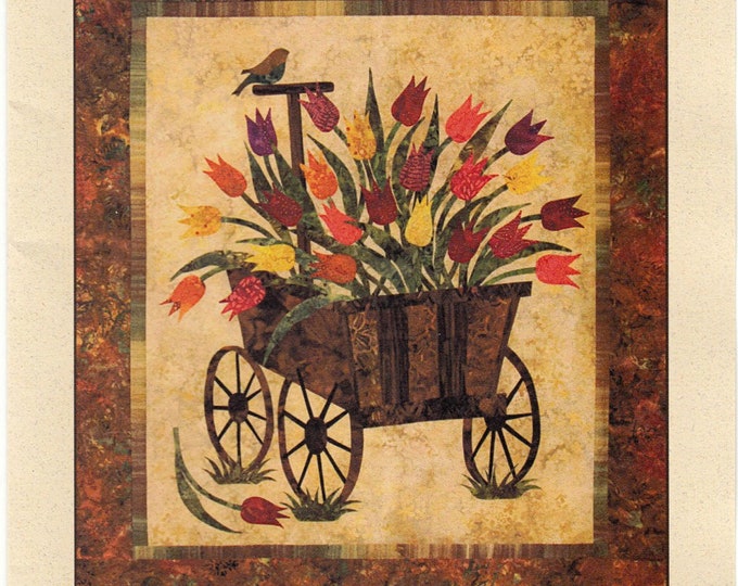 Spring Tulip Quilt Pattern, Pdf Quilt Pattern, Instant Download Pattern ...