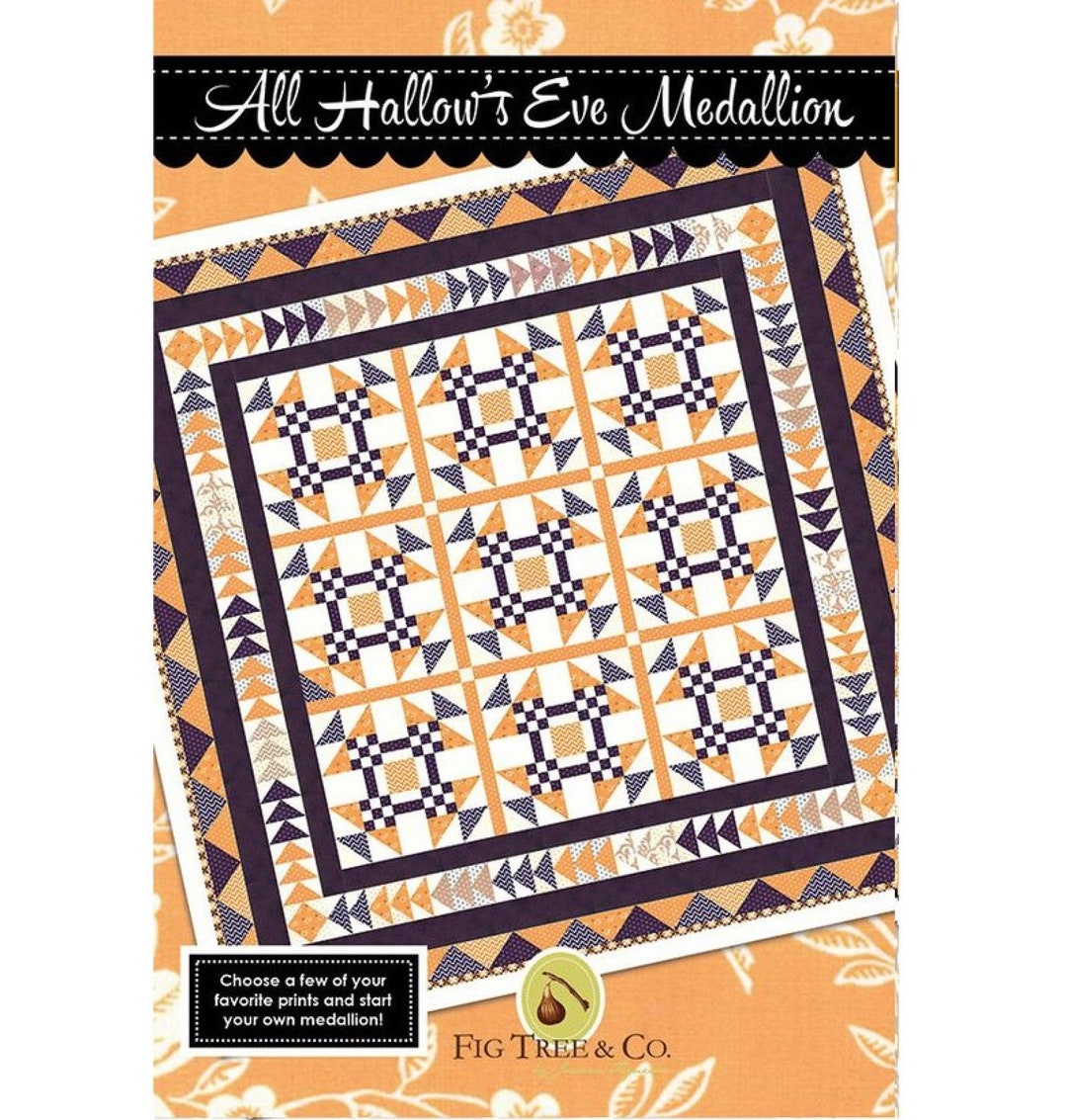 All Hallow's Eve Medallion *quilt Pattern* By: Joanna Figueroa - Fig ...