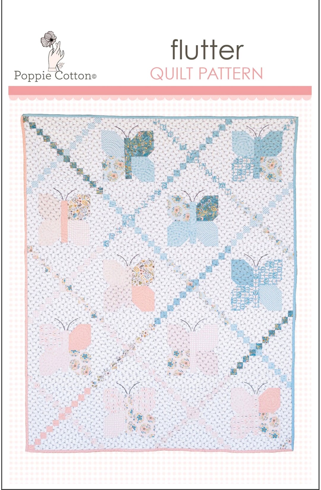 Flutter *quilt Pattern - Layer Cake Friendly* From: Poppie Cotton - Etsy