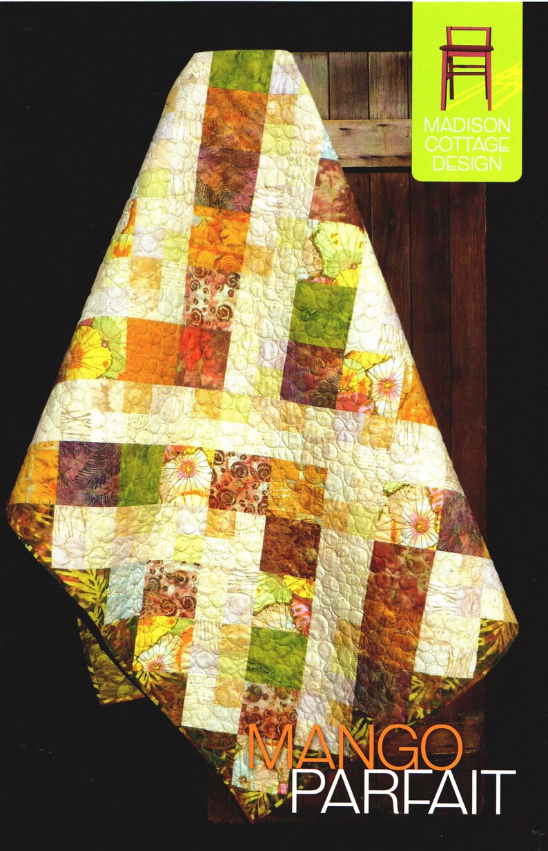Mango Parfait quilt Pattern Fat Quarter Friendly From: - Etsy