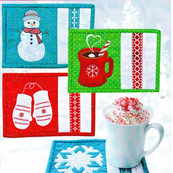 Mug Rugs Machine Embroidery Designs - Etsy