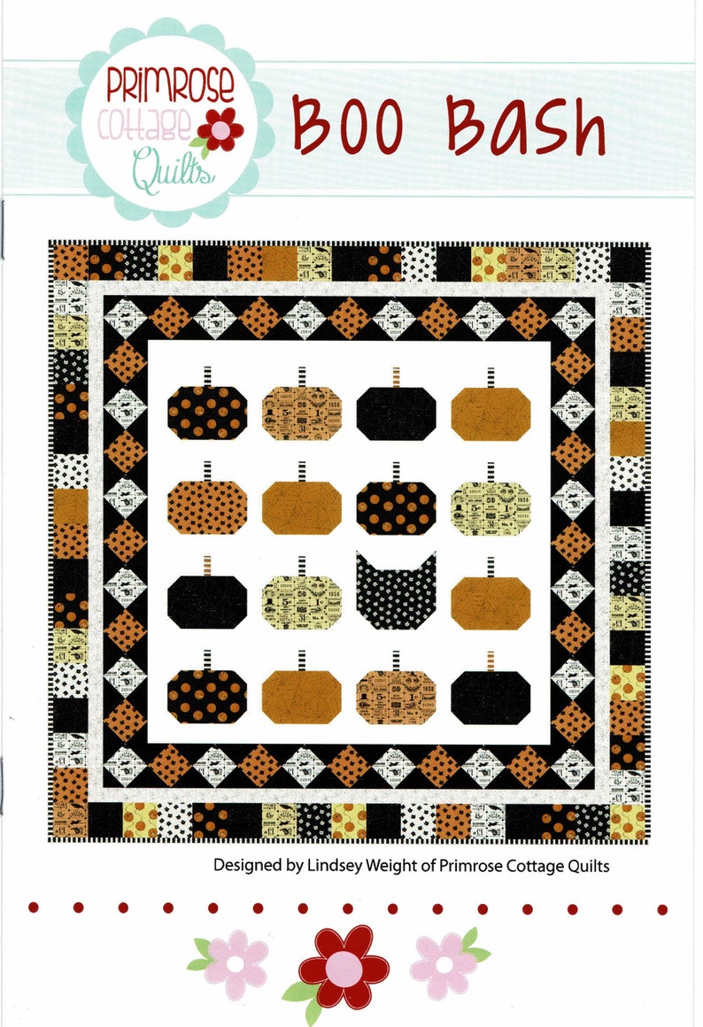Boo Bash halloween Quilt Pattern By: Lindsey Weight - Etsy