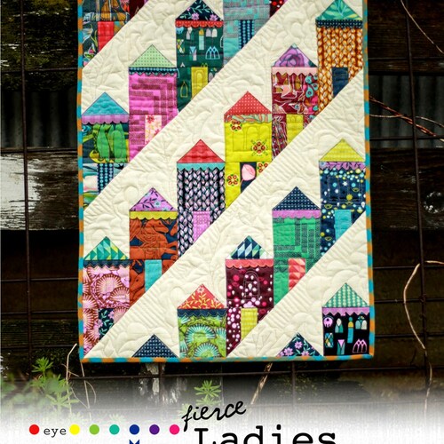 Painted Ladies Quilt Pattern Eye Candy Quilts ECQ2117 - Etsy