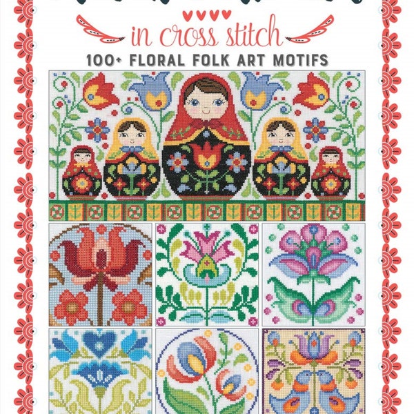 Folk Art Cross Stitch - Etsy