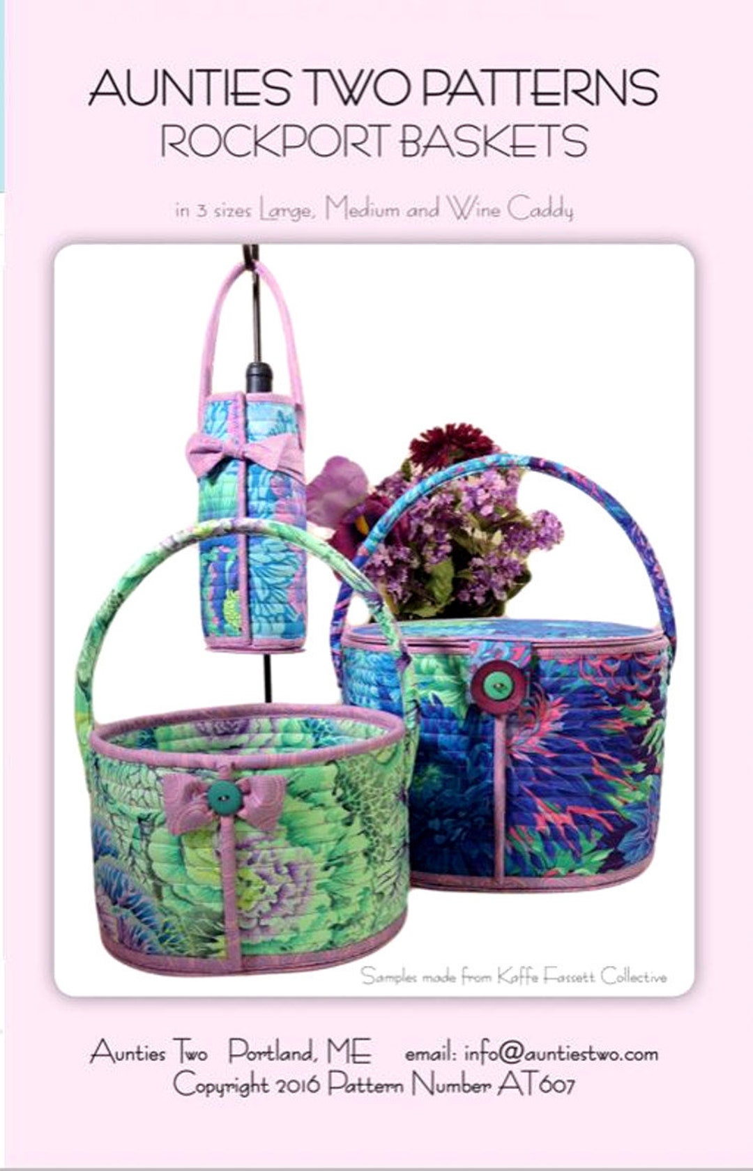 Rockport Baskets *sewing Pattern* From: Aunties Two Patterns - Etsy