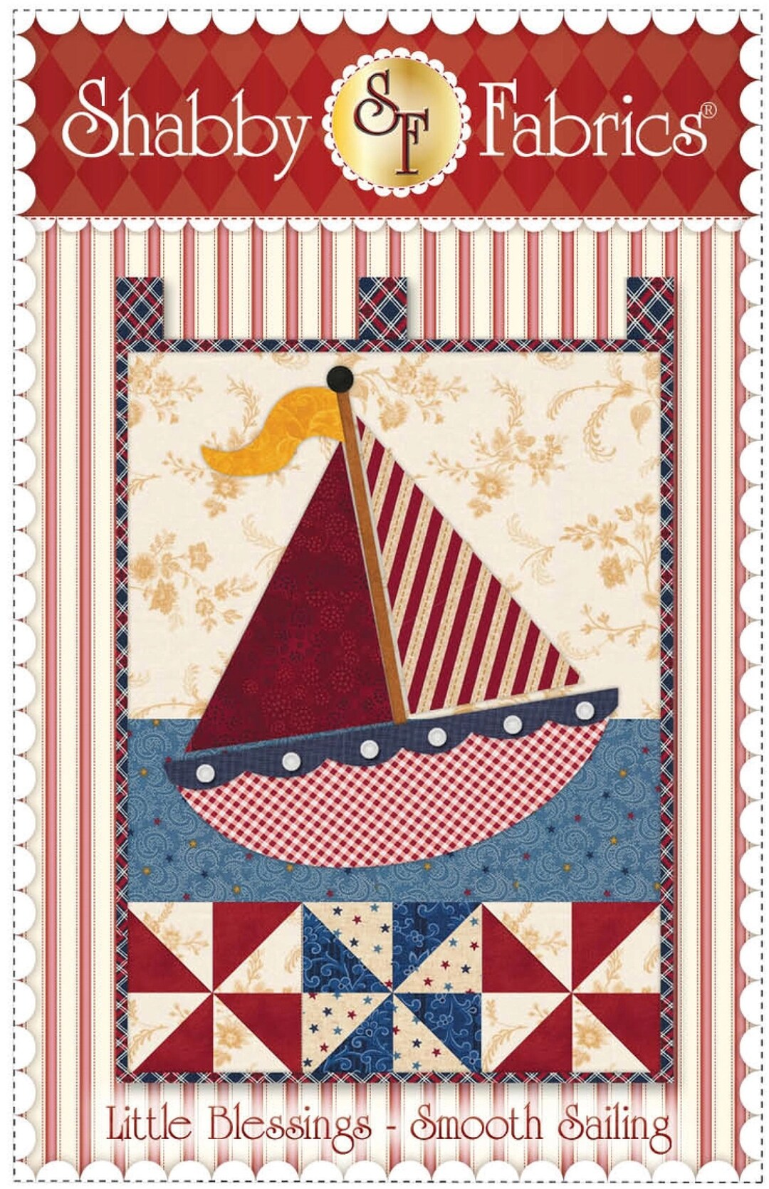 Little Blessings Smooth Sailing wall Hanging Sewing Pattern From ...