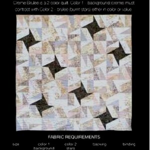 Creme Brulee *quilt Pattern - Fat Quarter Friendly* By: Kenna Ogg ...