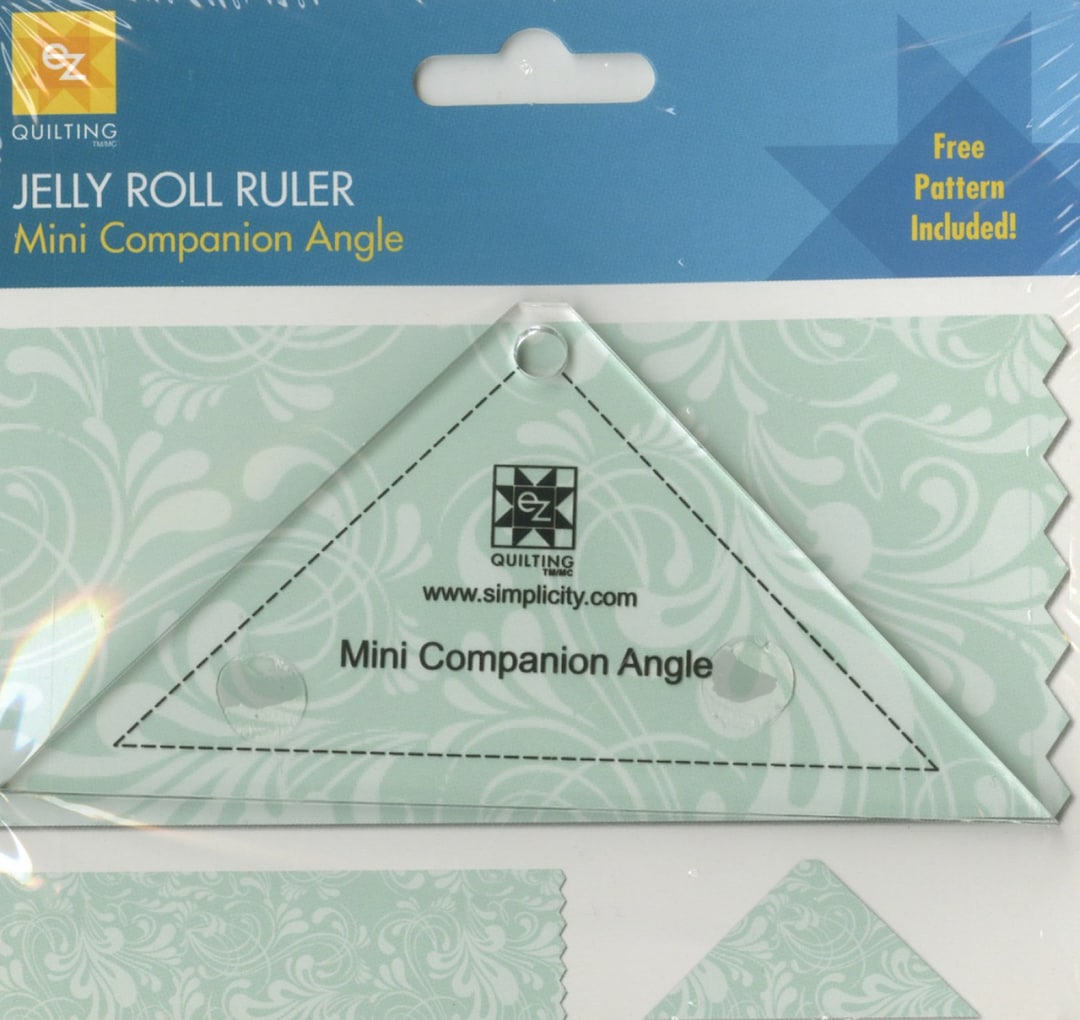 EZ QUILTING mini Companion Angle acrylic 2.5in Ruler By: Darlene ...