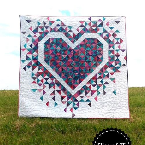 PDF Exploding Heart Quilt Pattern Digital Download by Slice of | Etsy ...