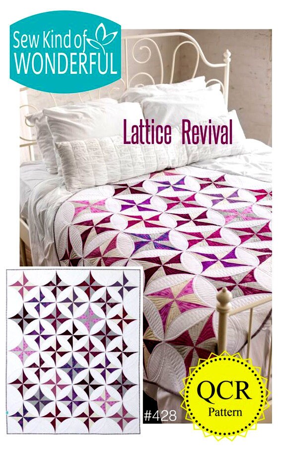 Lattice Revival quick Curve Ruler Quilt Pattern From: Sew - Etsy