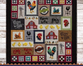 Red Barns Quilt Pattern Gingiber G020 Farm Fresh Quilt - Etsy