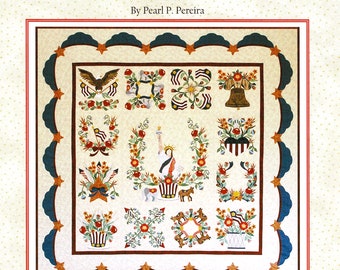P3 Designs Baltimore Liberty Patriotic Applique Quilt Pattern - Etsy