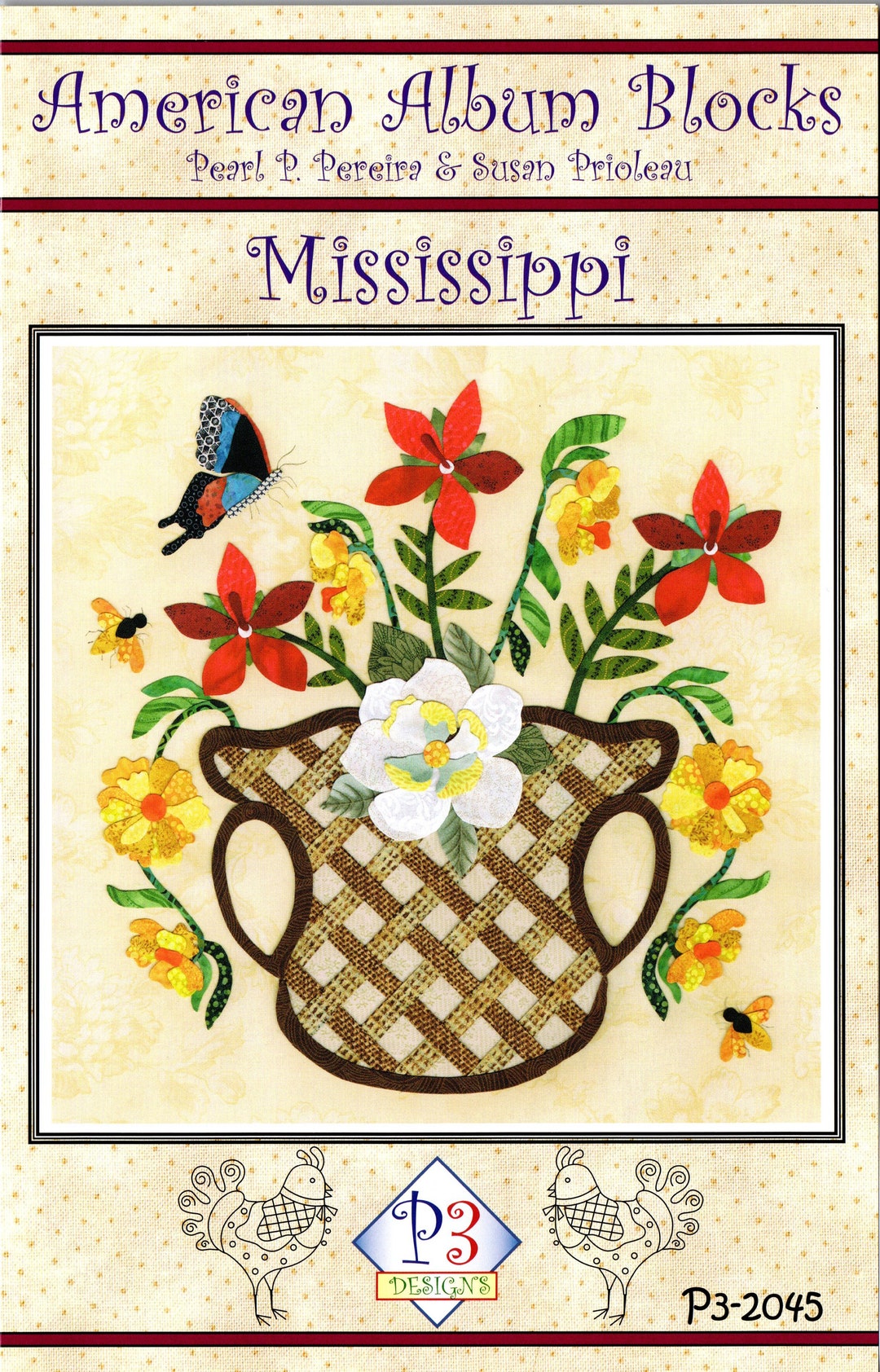 American Album Blocks Mississippi 45 pattern From: P3 Designs - Etsy