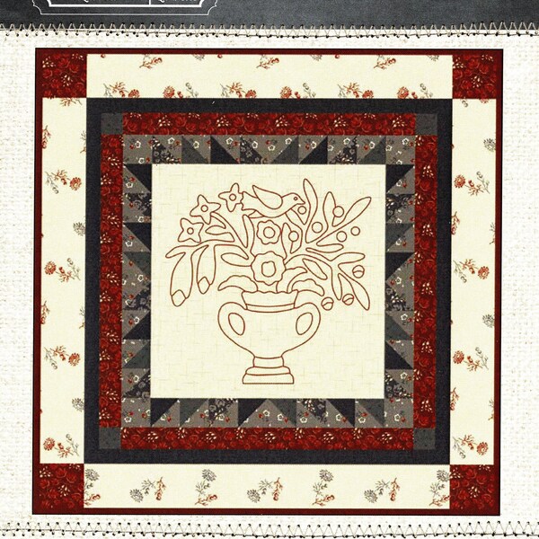 Redwork Quilt Kit - Etsy