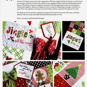 Jingle All the Way! *quilt Pattern + Project Book (sewing Version ...