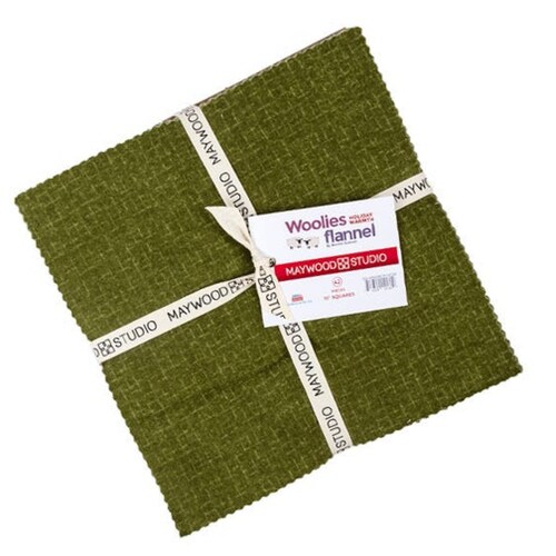Woolies FLANNEL Holiday Warmth Fabric Layer Cake 10 X - Etsy