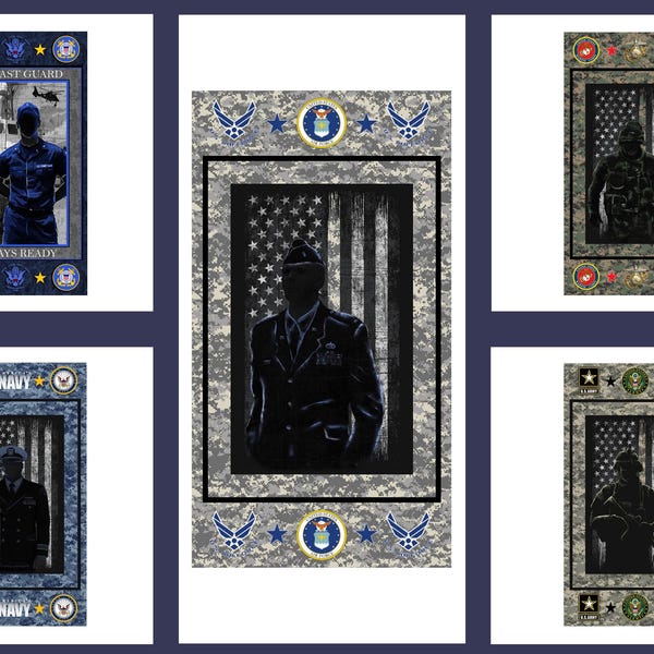 Military Quilt Panel - Etsy