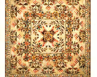 Teepee pieced Quilt Pattern By: Edyta Sitar Laundry Basket | Etsy