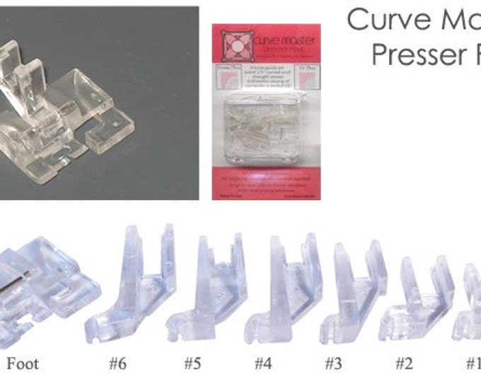 Curve Master Presser Foot perfect Patchwork Piecing Foot Sews 1/4 ...