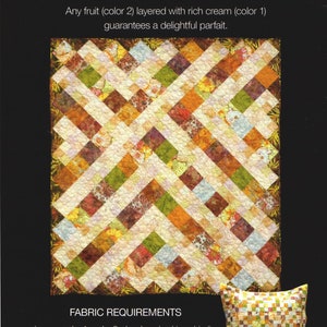 Mango Parfait *quilt Pattern - Fat Quarter Friendly* From: Madison ...