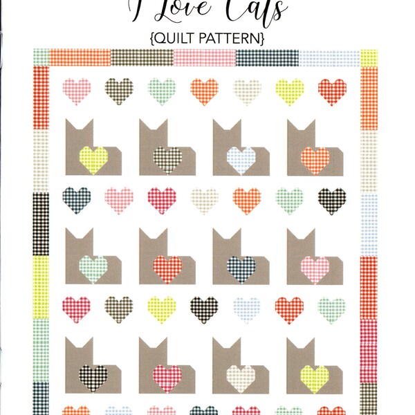 Cat Quilt Pattern - Etsy