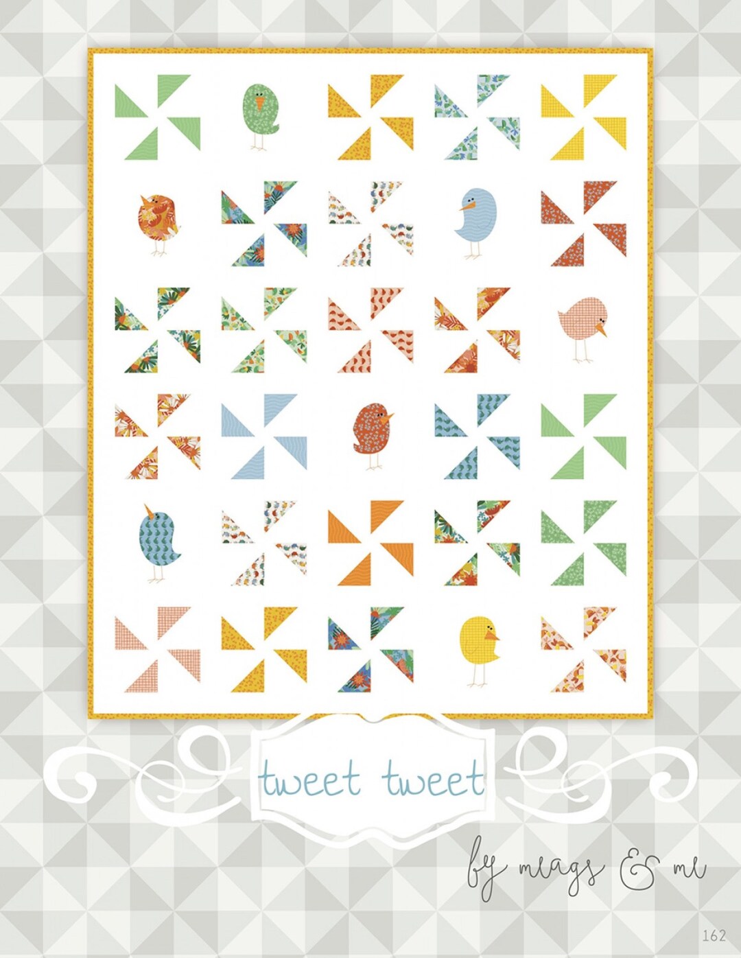 Tweet Tweet *pieced and Applique Quilt Pattern* From: Meags & Me - Etsy