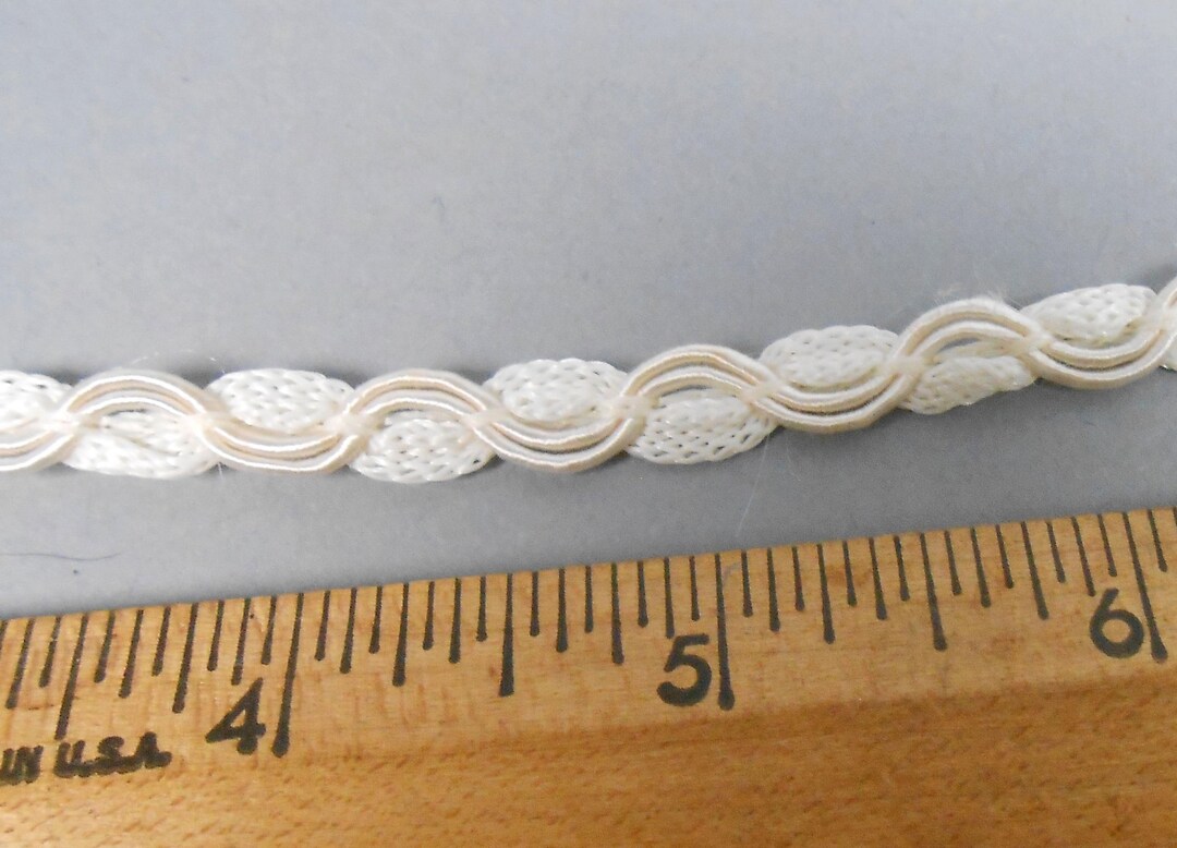 4 Yards Braided Pale Peach Gimp Trim Vintage Home-sew Bethlehem PA ...