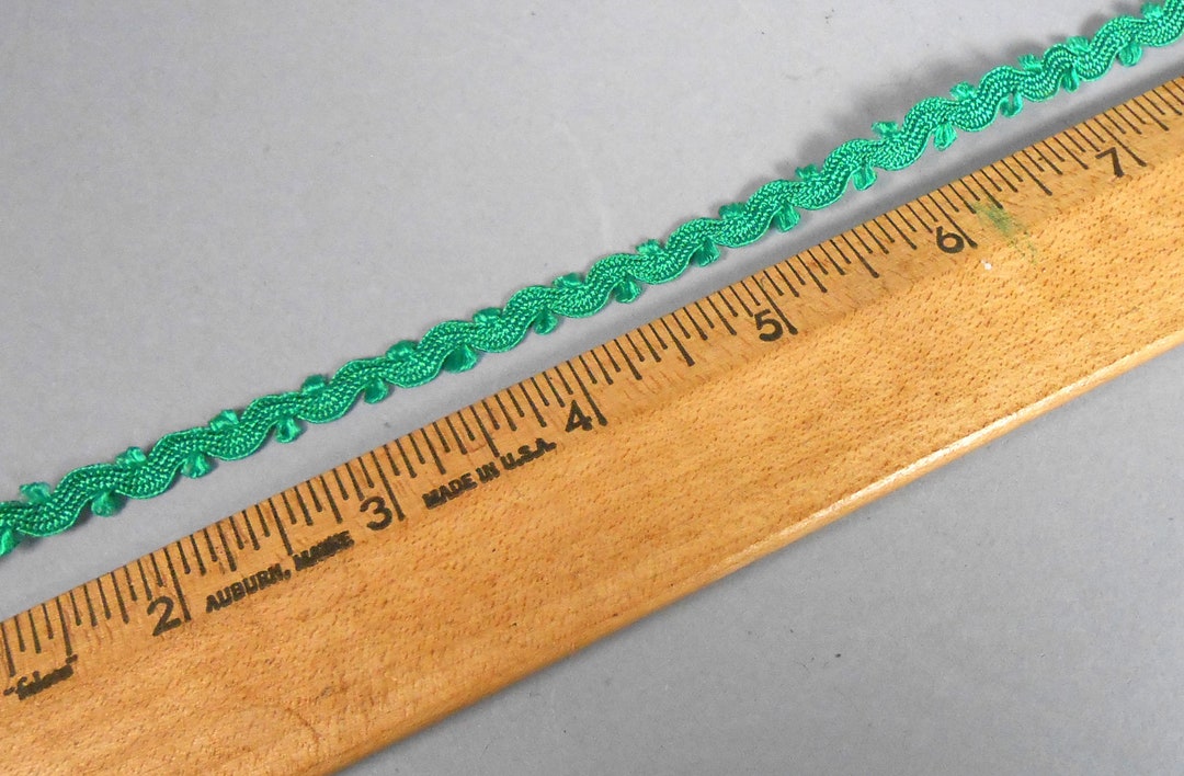 Vintage Green Picot Edge Rick Rack Trim - 4 Yards - Etsy